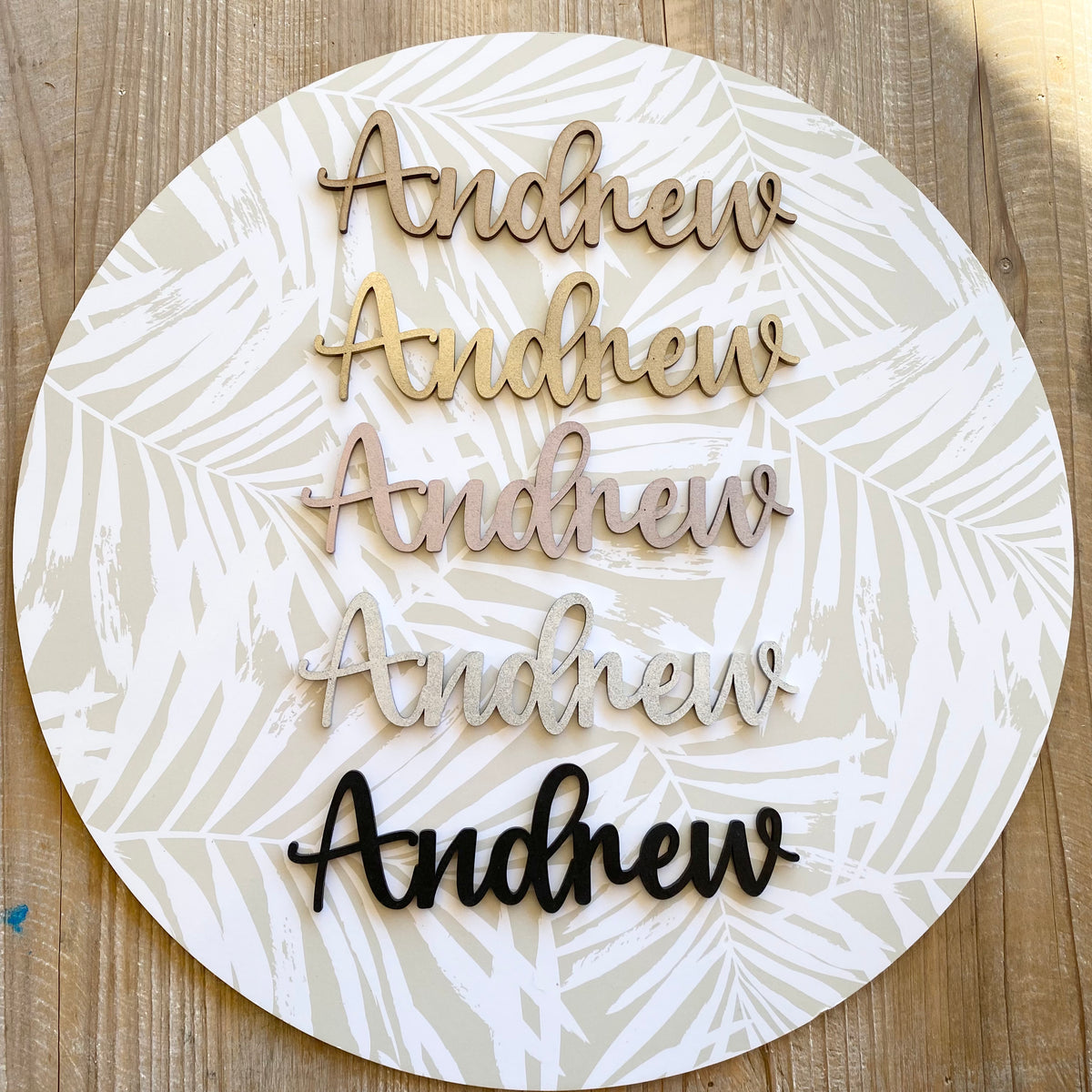 Wooden name place card table settings – Engrave It Studio